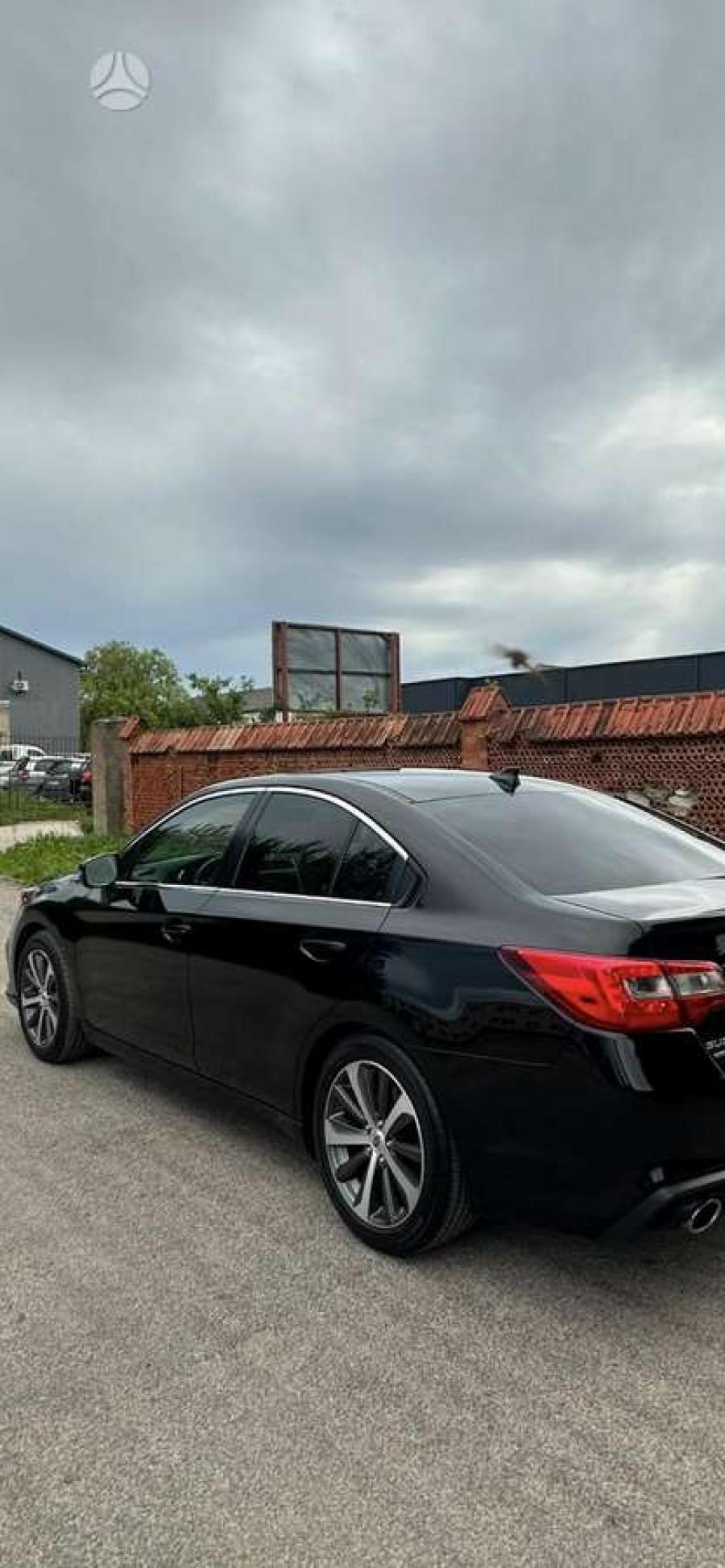 Black Subaru Legacy 2018 in Taurage, with an engine capacity of 2.50 L and mileage of 143 thousand km for 13500 €, photo 10 on AUTOMOTO.COM.LV