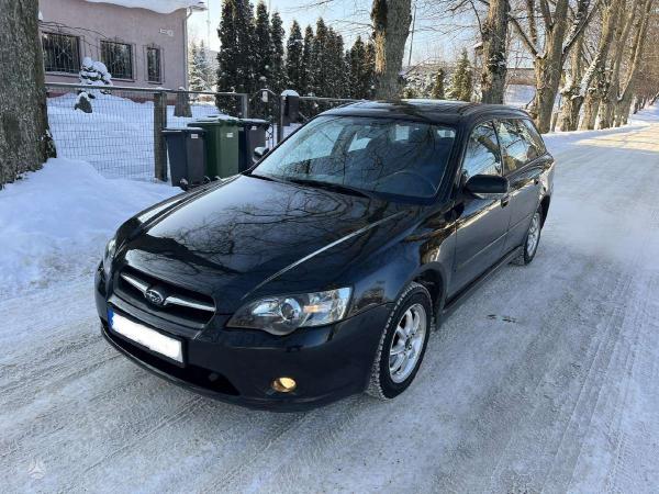 Melns Subaru Legacy 2005 Viļņa, ar dzinēja tilpumu 1.99 L un nobraukumu 350 tūkst. km par 1400 €, foto 1 vietnē AUTOMOTO.COM.LV