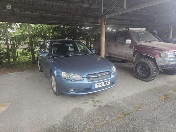 Blue Subaru Legacy 2004 in Birzai, with an engine capacity of 2.50 L and mileage of 304 thousand km for 2000 €, photo 1 on AUTOMOTO.COM.LV