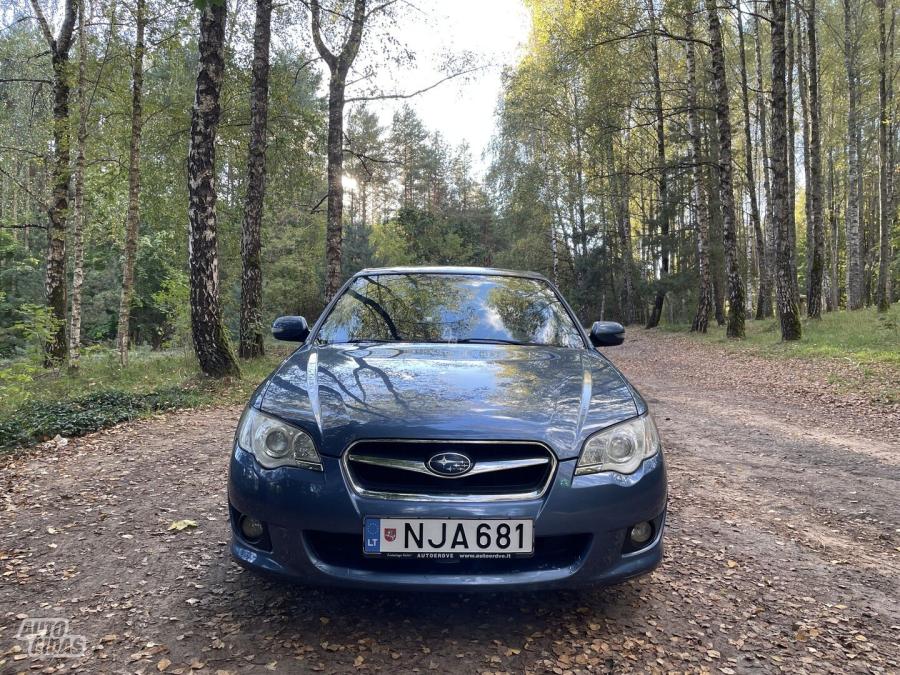 Blue Subaru Legacy 2007 in Vilnius, with an engine capacity of 2.00 L and mileage of 128 thousand km for 2700 €, photo 3 on AUTOMOTO.COM.LV