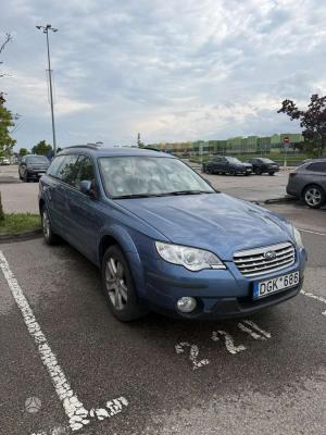 Blue Subaru Legacy 2007 in Vilnius, with an engine capacity of 2.46 L and mileage of 157 thousand km for 4200 €, photo 3 on AUTOMOTO.COM.LV