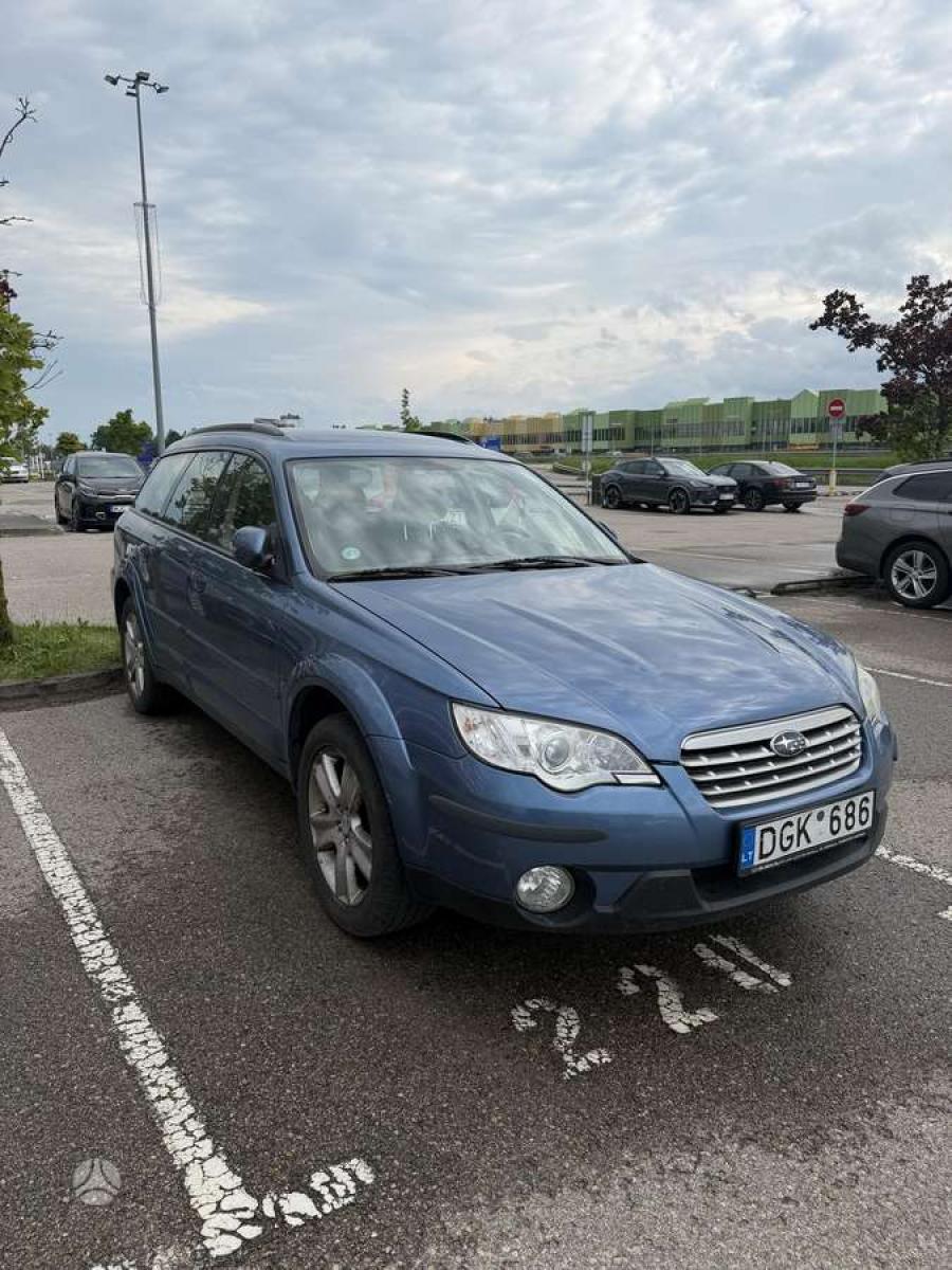 Blue Subaru Legacy 2007 in Vilnius, with an engine capacity of 2.46 L and mileage of 157 thousand km for 4200 €, photo 3 on AUTOMOTO.COM.LV