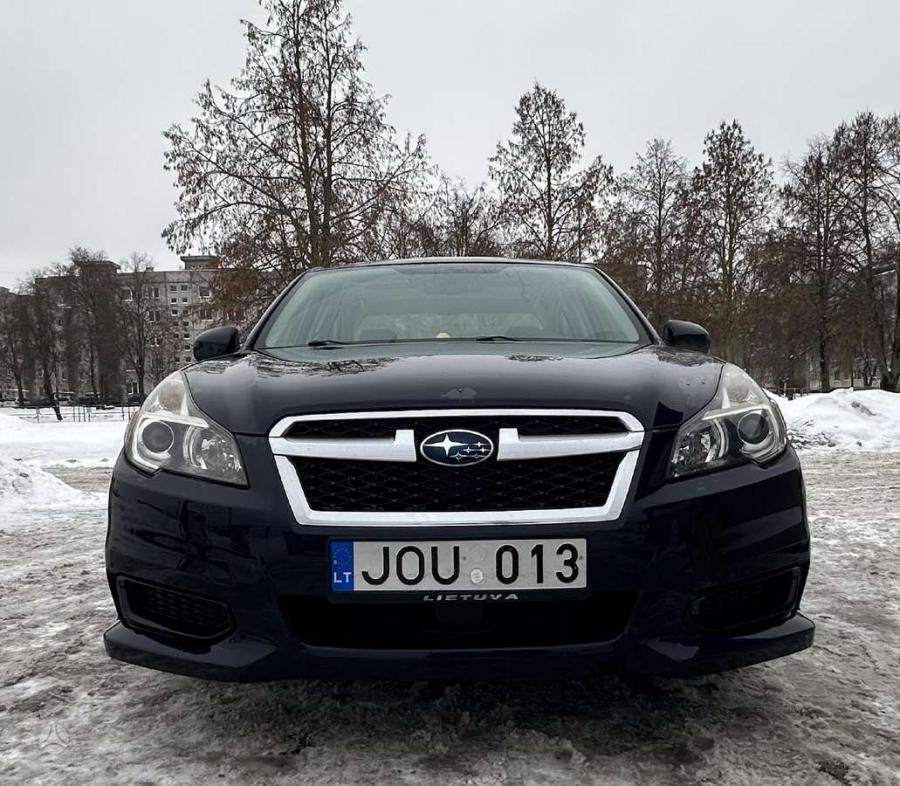 Blue Subaru Legacy 2013 in Kaunas, with an engine capacity of 2.46 L and mileage of 286 thousand km for 2013 €, photo 1 on AUTOMOTO.COM.LV