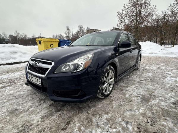 Blue Subaru Legacy 2013 in Kaunas, with an engine capacity of 2.46 L and mileage of 286 thousand km for 2013 €, photo 8 on AUTOMOTO.COM.LV