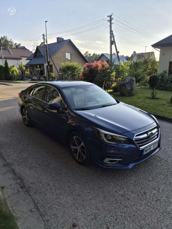 Blue Subaru Legacy 2019 in Vilnius, with an engine capacity of 2.50 L and mileage of 117 thousand km for 15200 €, photo 4 on AUTOMOTO.COM.LV