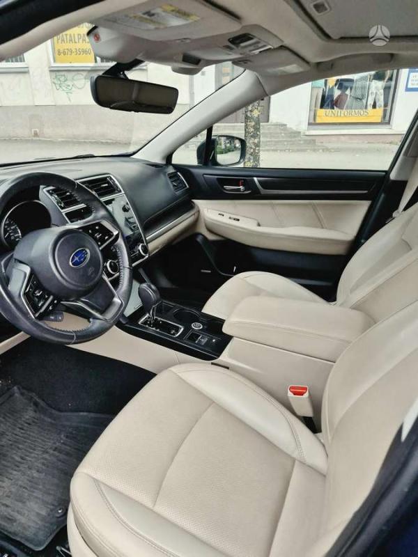 Blue Subaru Legacy 2019 in Vilnius, with an engine capacity of 2.50 L and mileage of 117 thousand km for 15200 €, photo 10 on AUTOMOTO.COM.LV