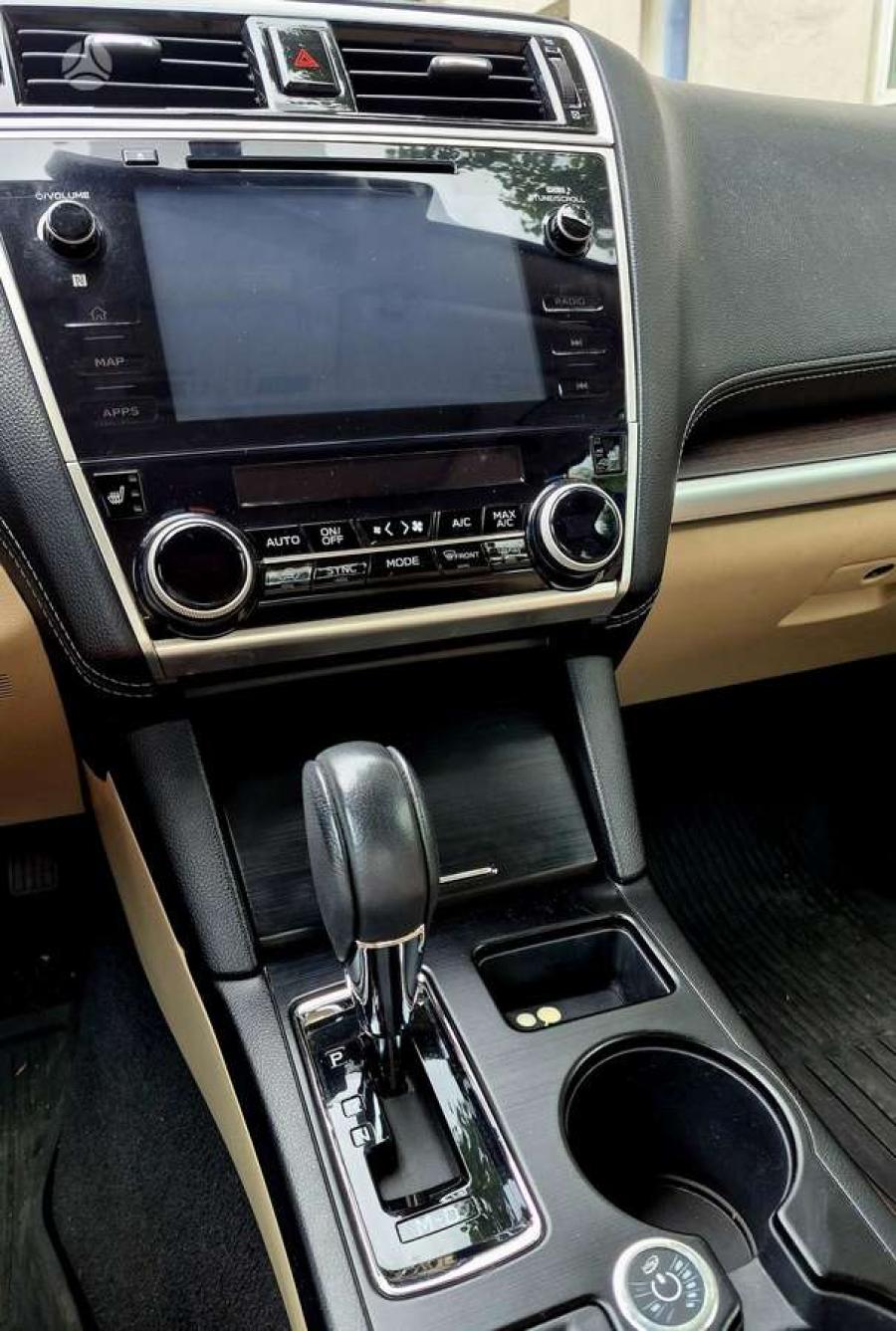 Blue Subaru Legacy 2019 in Vilnius, with an engine capacity of 2.50 L and mileage of 117 thousand km for 15200 €, photo 12 on AUTOMOTO.COM.LV