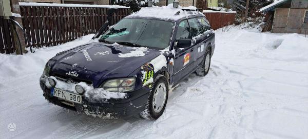 Blue Subaru Legacy 1999 in Vilnius, with an engine capacity of 1.99 L and mileage of 305 thousand km for 2000 €, photo 1 on AUTOMOTO.COM.LV