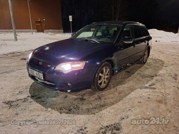 Blue Subaru Legacy 2004 in Tallinn, with an engine capacity of 2.50 L and mileage of 231 thousand km for 1299 €, photo 1 on AUTOMOTO.COM.LV