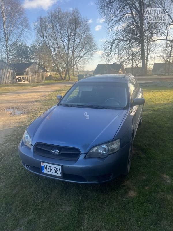 Blue Subaru Legacy 2005 in Silute, with an engine capacity of 2.50 L and mileage of 191 thousand km for 800 €, photo 1 on AUTOMOTO.COM.LV