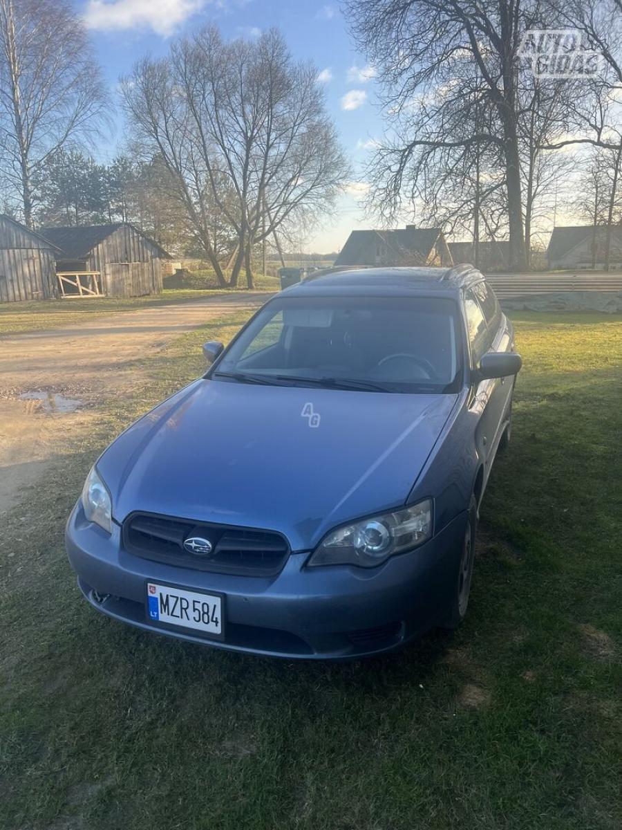 Blue Subaru Legacy 2005 in Silute, with an engine capacity of 2.50 L and mileage of 191 thousand km for 800 €, photo 1 on AUTOMOTO.COM.LV