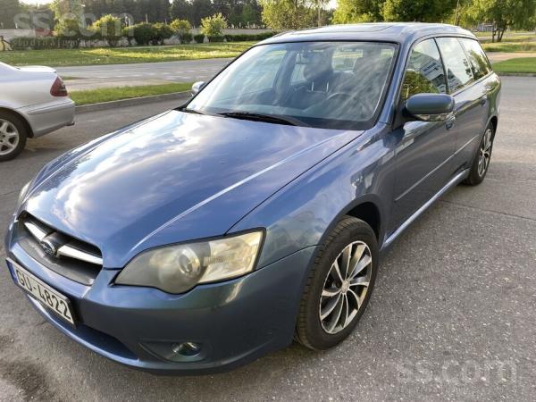 Синий Субару Легаси 2005 в Рига, объемом двигателя 2.00 л и пробегом 287 тыс. км за 2100 €, фото 1 на AUTOMOTO.COM.LV