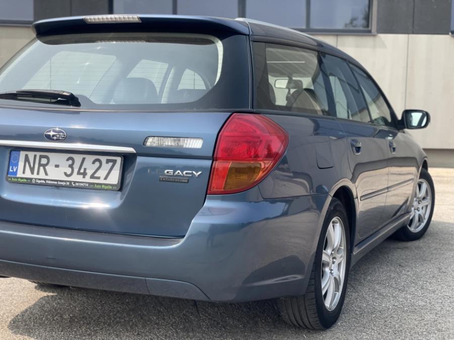 Blue Subaru Legacy 2005 in Riga, with an engine capacity of 2.00 L and mileage of 1918 thousand km for 3390 €, photo 10 on AUTOMOTO.COM.LV