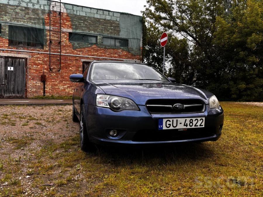 Blue Subaru Legacy 2005 in Riga, with an engine capacity of 2.00 L and mileage of 288 thousand km for 1800 €, photo 3 on AUTOMOTO.COM.LV