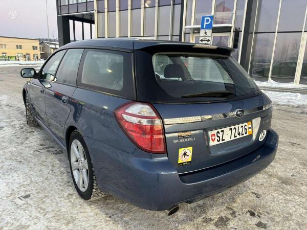 Blue Subaru Legacy 2007 in Vilnius, with an engine capacity of 1.99 L and mileage of 235 thousand km for 3350 €, photo 4 on AUTOMOTO.COM.LV