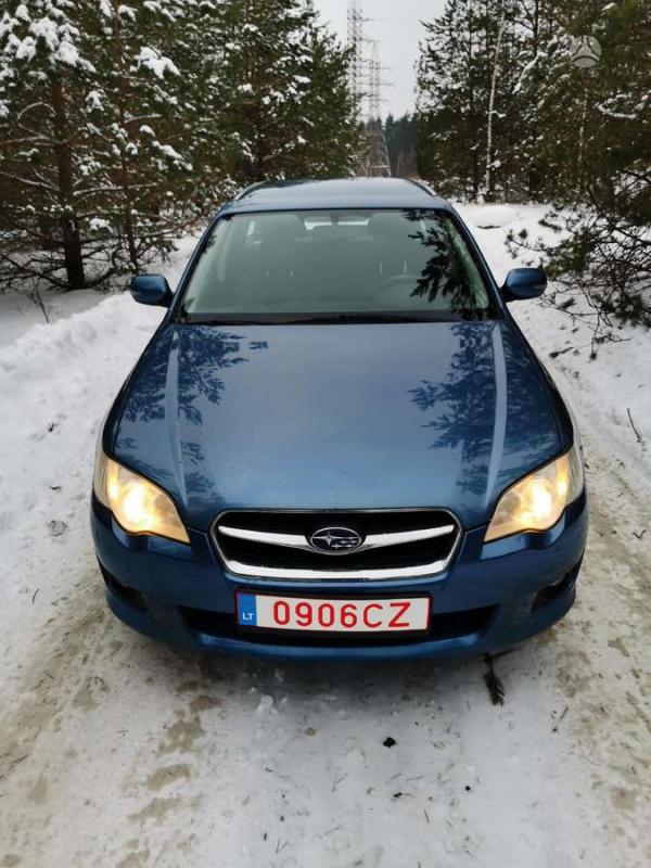 Blue Subaru Legacy 2007 in Vilnius, with an engine capacity of 1.99 L and mileage of 237 thousand km for 3490 €, photo 1 on AUTOMOTO.COM.LV