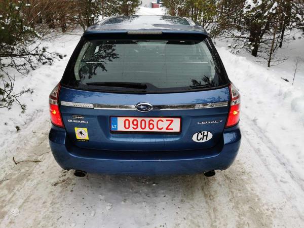 Blue Subaru Legacy 2007 in Vilnius, with an engine capacity of 1.99 L and mileage of 237 thousand km for 3490 €, photo 2 on AUTOMOTO.COM.LV