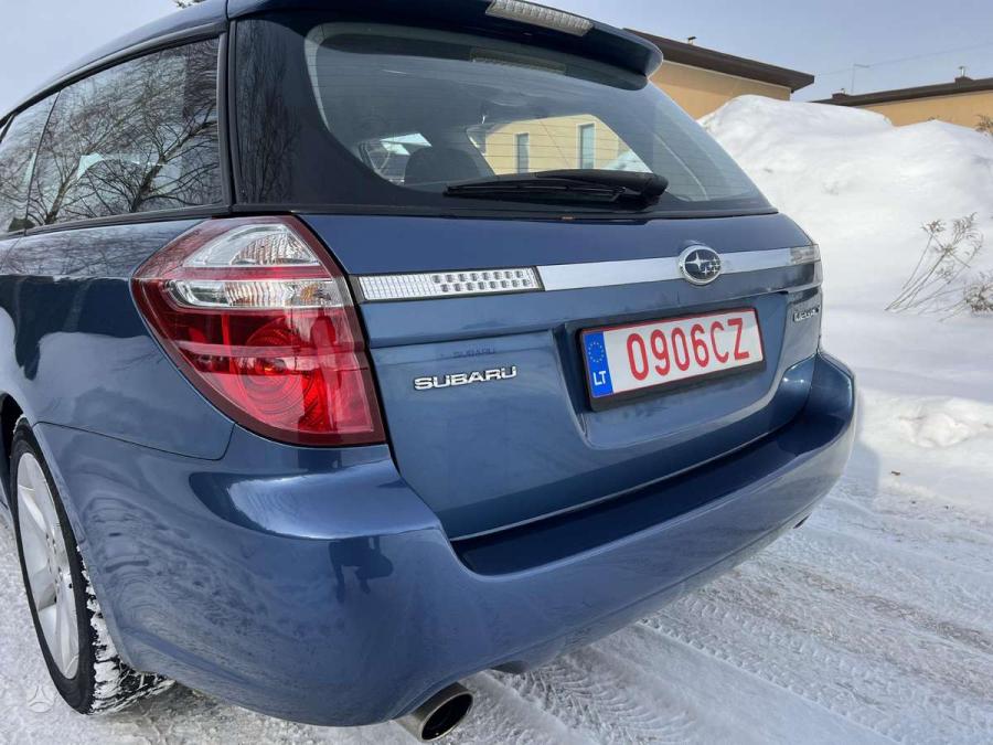 Blue Subaru Legacy 2007 in Vilnius, with an engine capacity of 2.00 L and mileage of 238 thousand km for 3350 €, photo 6 on AUTOMOTO.COM.LV