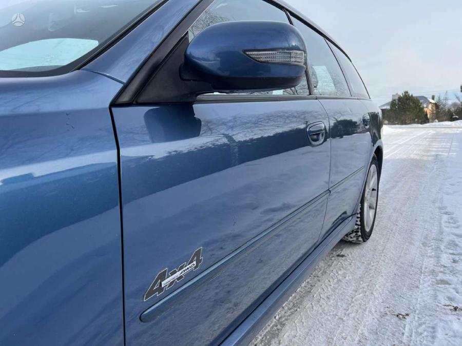 Blue Subaru Legacy 2007 in Vilnius, with an engine capacity of 2.00 L and mileage of 238 thousand km for 3350 €, photo 8 on AUTOMOTO.COM.LV