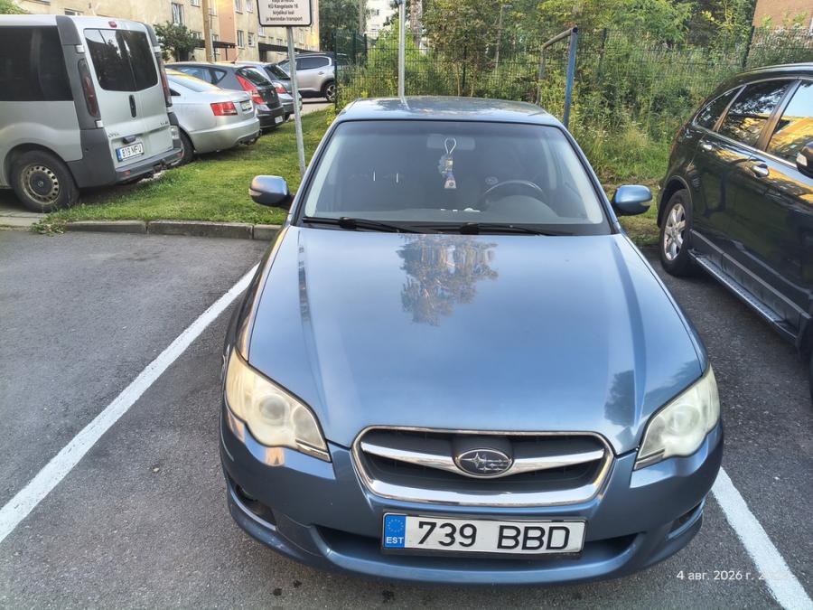 Blue Subaru Legacy 2008 in Narva, with an engine capacity of 2.50 L and mileage of 285 thousand km for 1600 €, photo 7 on AUTOMOTO.COM.LV