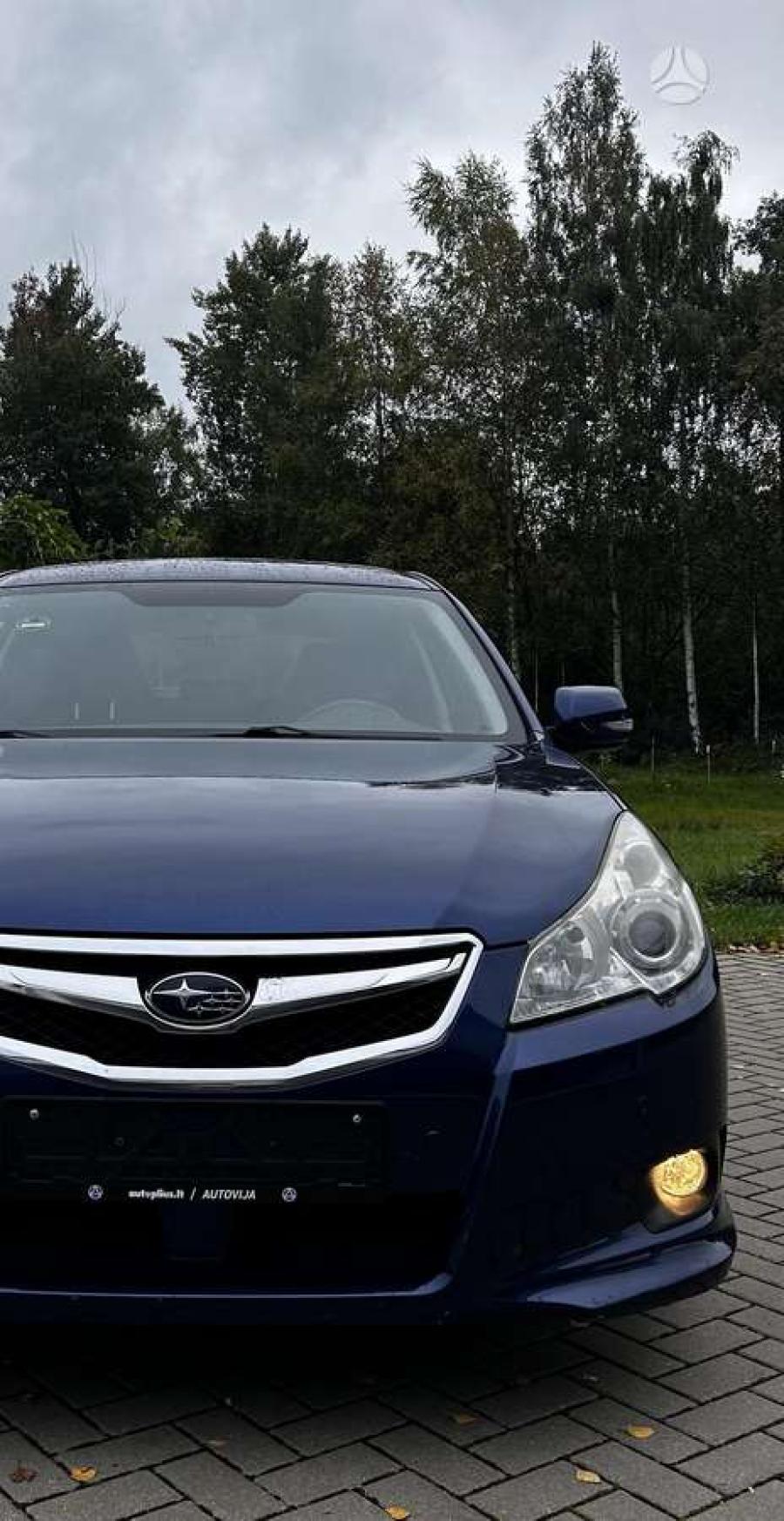 Синий Субару Легаси 2010 в Утена, объемом двигателя 1.99 л и пробегом 260 тыс. км за 4750 €, фото 9 на AUTOMOTO.COM.LV
