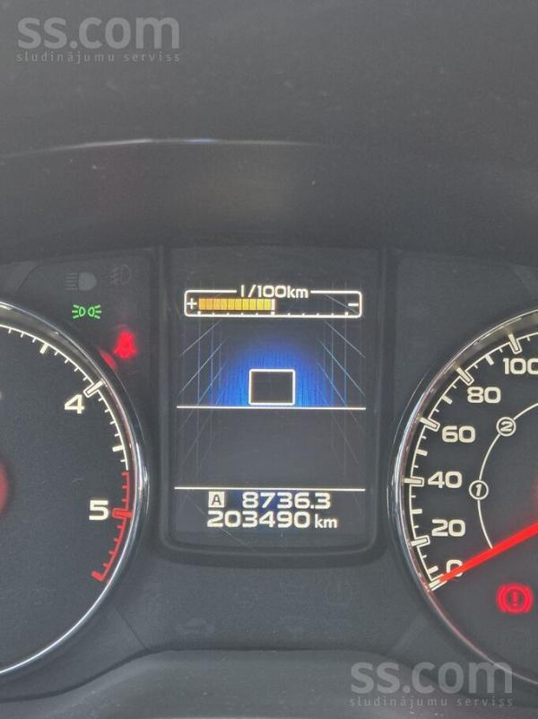 Blue Subaru Legacy 2014 in Riga, with an engine capacity of 2.00 L and mileage of 204 thousand km for 4570 €, photo 7 on AUTOMOTO.COM.LV