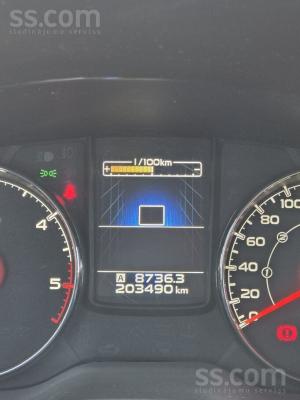Blue Subaru Legacy 2014 in Riga, with an engine capacity of 2.00 L and mileage of 204 thousand km for 4570 €, photo 7 on AUTOMOTO.COM.LV