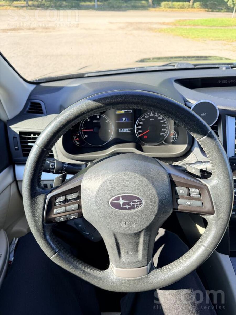 Blue Subaru Legacy 2014 in Liepaja, with an engine capacity of 2.00 L and mileage of 229 thousand km for 4980 €, photo 4 on AUTOMOTO.COM.LV
