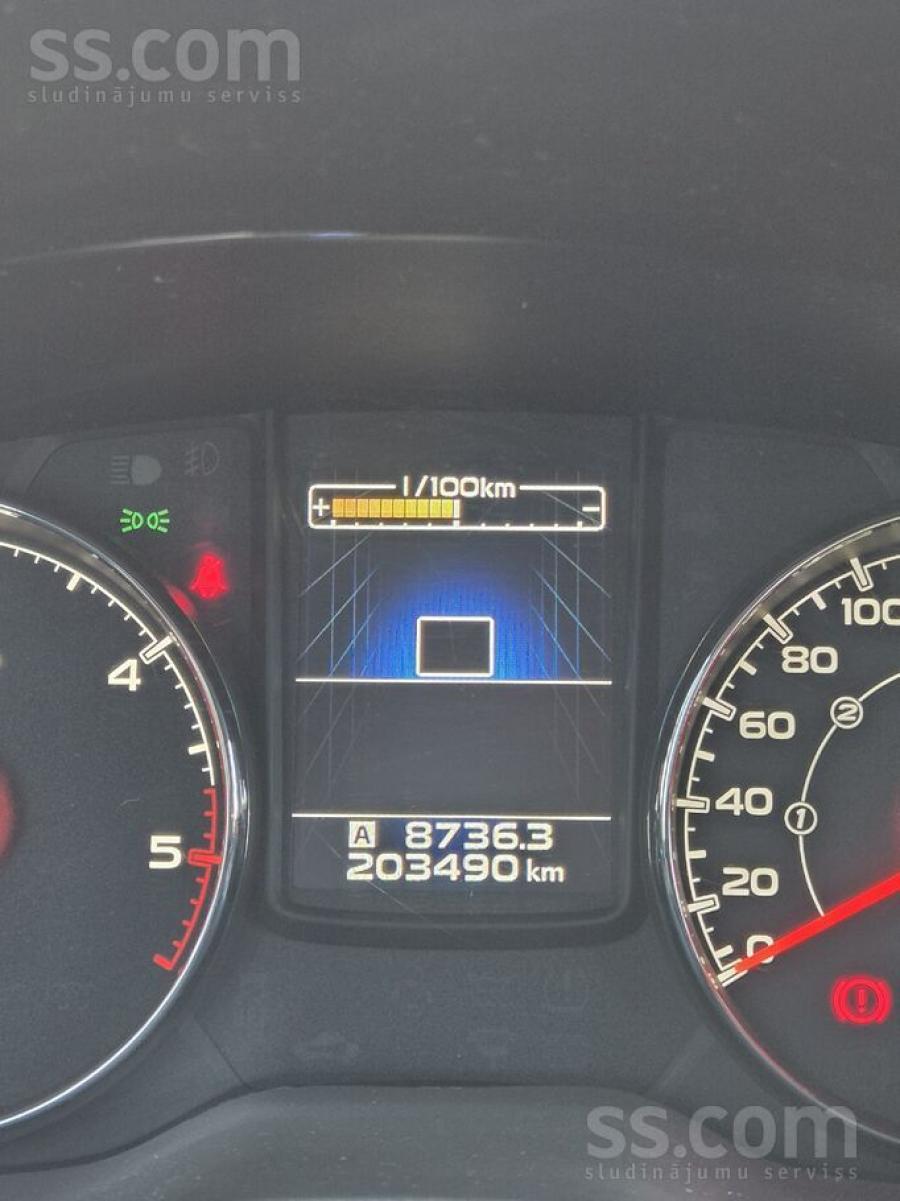 Blue Subaru Legacy 2014 in Riga, with an engine capacity of 2.00 L and mileage of 204 thousand km for 4070 €, photo 8 on AUTOMOTO.COM.LV