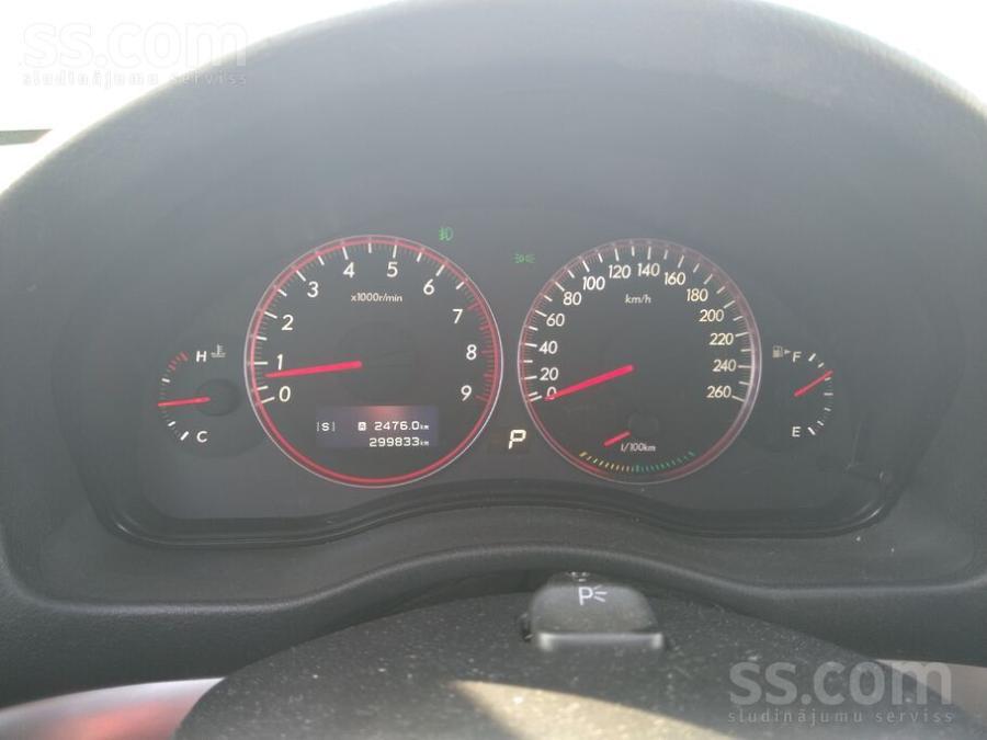 Brown Subaru Legacy 2009 in Riga, with an engine capacity of 3.00 L and mileage of 300 thousand km for 3450 €, photo 10 on AUTOMOTO.COM.LV