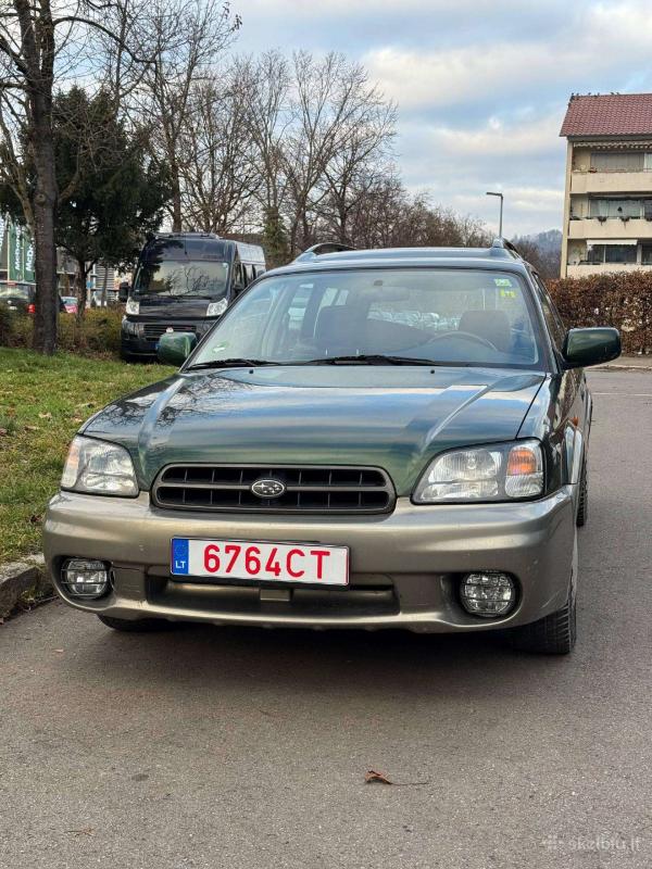 Green Subaru Legacy 2001 in Klaipeda, with an engine capacity of 2.50 L and mileage of 157 thousand km for 1450 €, photo 9 on AUTOMOTO.COM.LV