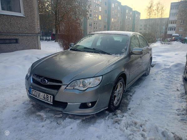 Grey Subaru Legacy 2007 in Kaunas, with an engine capacity of 1.99 L and mileage of 273 thousand km for 2250 €, photo 1 on AUTOMOTO.COM.LV