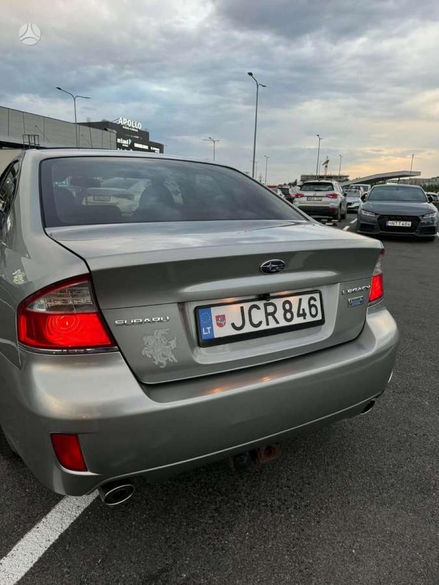 Grey Subaru Legacy 2009 in Vilnius, with an engine capacity of 2.00 L and mileage of 298 thousand km for 2000 €, photo 6 on AUTOMOTO.COM.LV