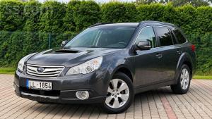 Grey Subaru Legacy 2010 in Valmiera, with an engine capacity of 2.00 L and mileage of 227 thousand km for 2950 €, photo 1 on AUTOMOTO.COM.LV