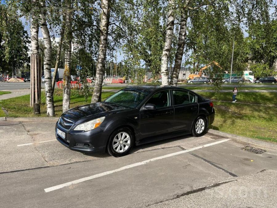 Grey Subaru Legacy 2011 in Riga, with an engine capacity of 2.50 L and mileage of 190 thousand km for 2590 €, photo 1 on AUTOMOTO.COM.LV