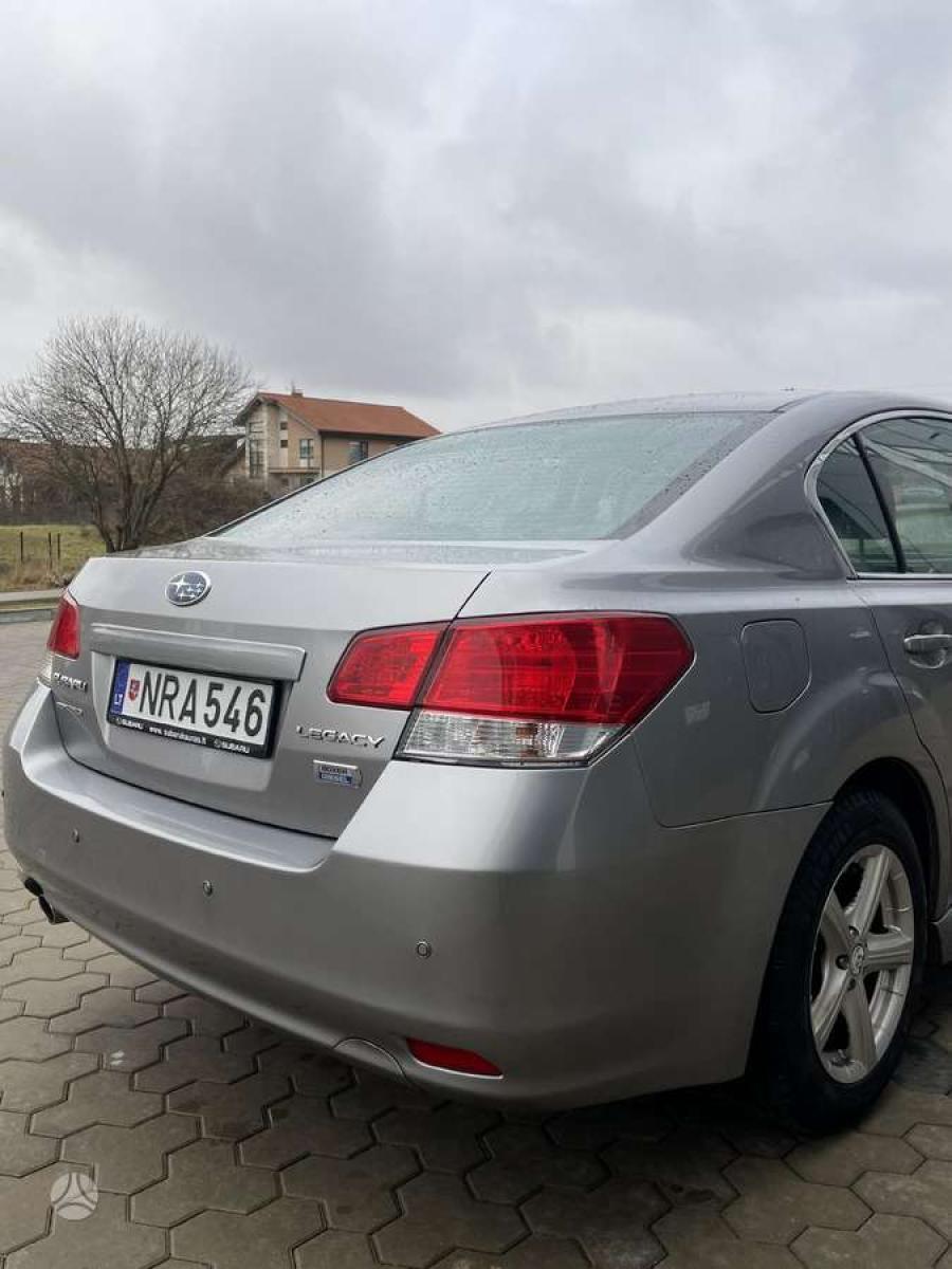 Grey Subaru Legacy 2011 in Vilnius, with an engine capacity of 2.00 L and mileage of 236 thousand km for 3200 €, photo 6 on AUTOMOTO.COM.LV
