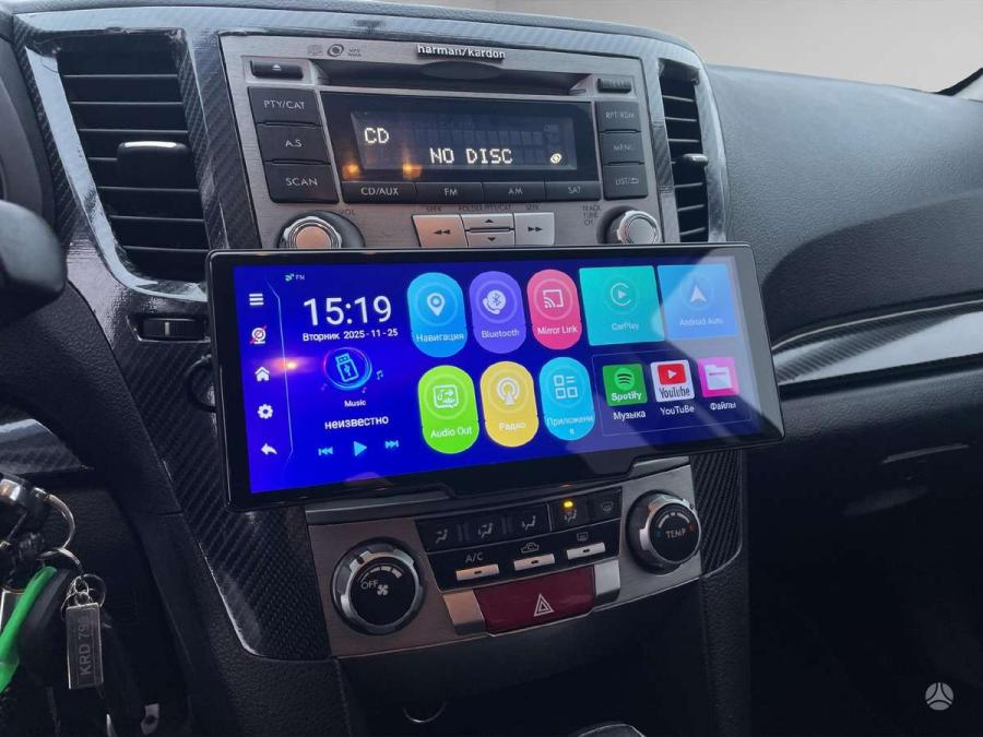 Серый Субару Легаси 2012 в Вильнюс, объемом двигателя 2.50 л и пробегом 184 тыс. км за 5099 €, фото 17 на AUTOMOTO.COM.LV