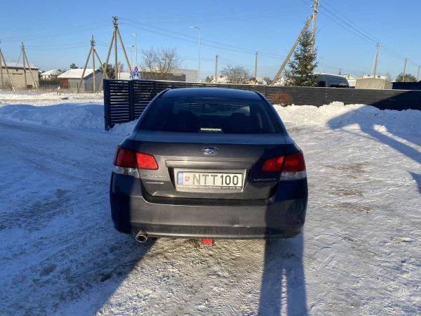Pelēks Subaru Legacy 2012 Ukmergė, ar dzinēja tilpumu 2.46 L un nobraukumu 350 tūkst. km par 3600 €, foto 5 vietnē AUTOMOTO.COM.LV