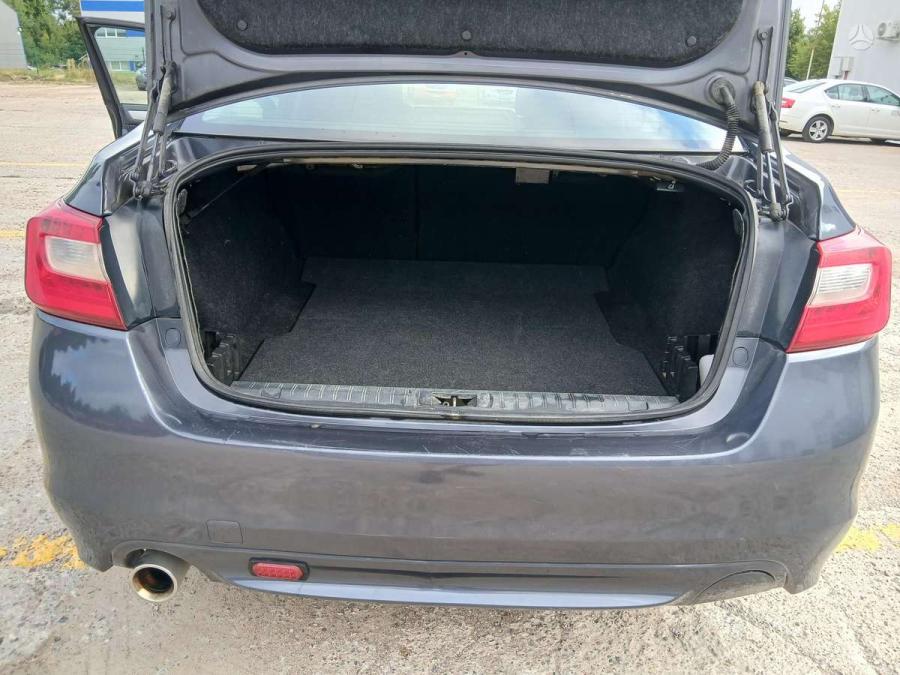 Grey Subaru Legacy 2015 in Vilnius, with an engine capacity of 2.50 L and mileage of 261 thousand km for 7499 €, photo 10 on AUTOMOTO.COM.LV
