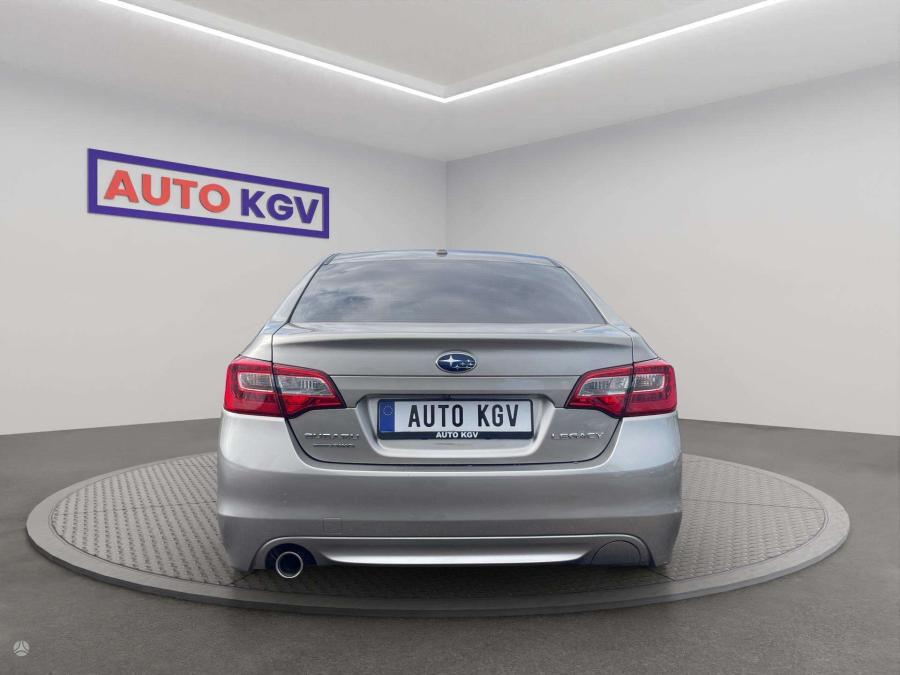 Grey Subaru Legacy 2015 in Vilnius, with an engine capacity of 2.50 L and mileage of 362 thousand km for 8499 €, photo 5 on AUTOMOTO.COM.LV