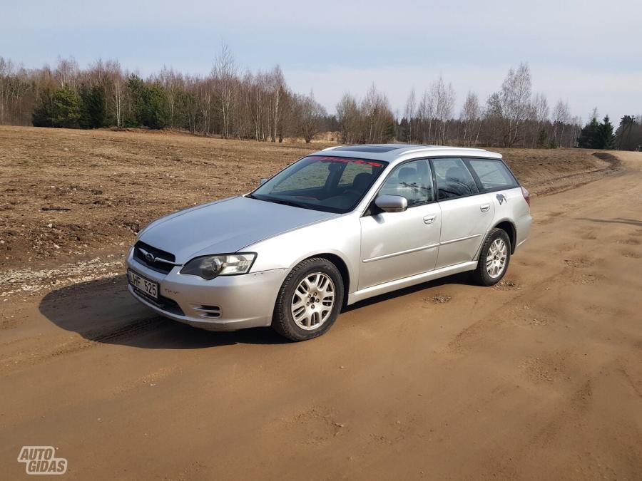 Grey Subaru Legacy 2004 in Vilnius, with an engine capacity of 2.50 L and mileage of 425 thousand km for 499 €, photo 4 on AUTOMOTO.COM.LV