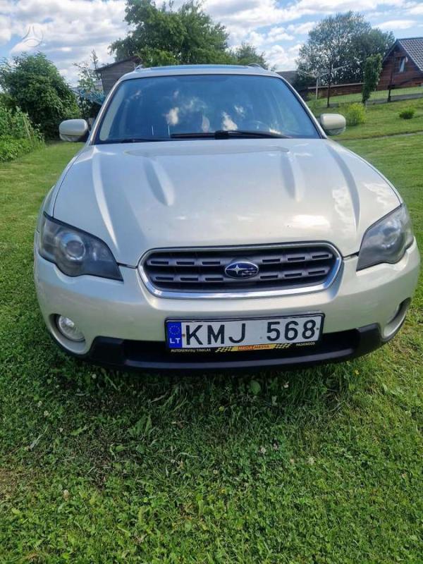 Pelēks Subaru Legacy 2005 Viļņa, ar dzinēja tilpumu 2.50 L un nobraukumu 302 tūkst. km par 1850 €, foto 5 vietnē AUTOMOTO.COM.LV