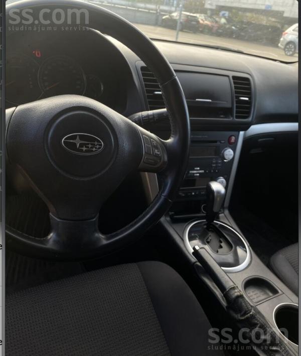 Pelēks Subaru Legacy 2008 Rīga, ar dzinēja tilpumu 2.00 L un nobraukumu 237 tūkst. km par 2300 €, foto 5 vietnē AUTOMOTO.COM.LV