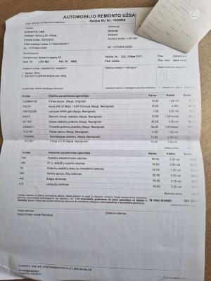 Серый Субару Легаси 2010 в Вильнюс, объемом двигателя 1.99 л и пробегом 240 тыс. км за 4100 €, фото 20 на AUTOMOTO.COM.LV
