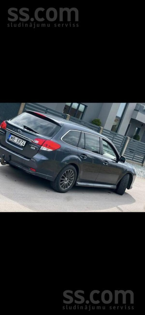 Pelēks Subaru Legacy 2010 Rīga, ar dzinēja tilpumu 2.00 L un nobraukumu 0 tūkst. km par 1400 €, foto 5 vietnē AUTOMOTO.COM.LV