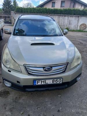 Grey Subaru Legacy 2011 in Mazeikiai, with an engine capacity of 2.00 L and mileage of 453 thousand km for 1150 €, photo  on AUTOMOTO.COM.LV