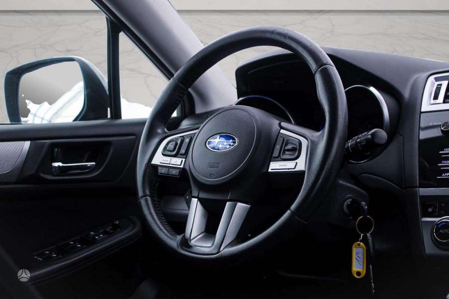Grey Subaru Legacy 2015 in Kaunas, with an engine capacity of 2.00 L and mileage of 227 thousand km for 7790 €, photo 11 on AUTOMOTO.COM.LV