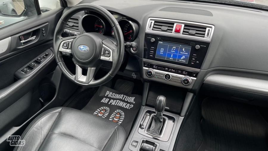 Pelēks Subaru Legacy 2015 Marijampole, ar dzinēja tilpumu 2.00 L un nobraukumu 253 tūkst. km par 8790 €, foto 23 vietnē AUTOMOTO.COM.LV