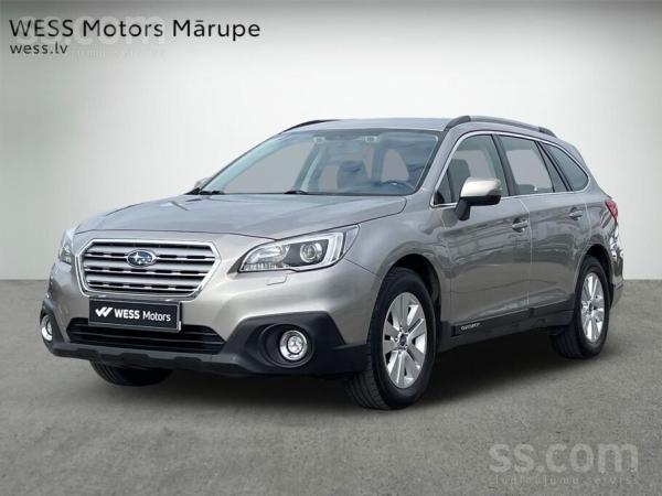Grey Subaru Legacy 2017 in Riga, with an engine capacity of 2.50 L and mileage of 233 thousand km for 10990 €, photo 1 on AUTOMOTO.COM.LV