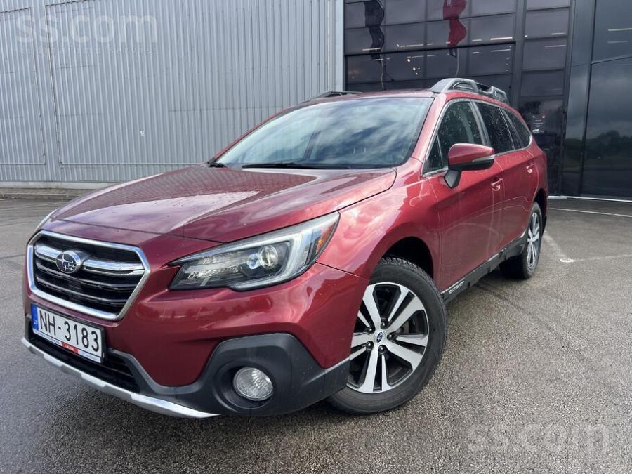 Red Subaru Legacy 2019 in Riga, with an engine capacity of 3.60 L and mileage of 55 thousand km for 19980 €, photo 3 on AUTOMOTO.COM.LV